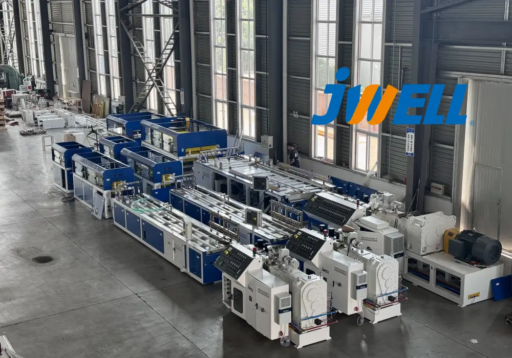 Advanced PVC WPC Wood Plastic Door Panel & Frame Extrusion Line for Middle East – Delivering ...